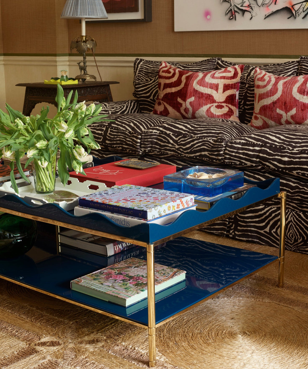 LARGE BELLES RIVES COFFEE TABLE – The Lacquer Company